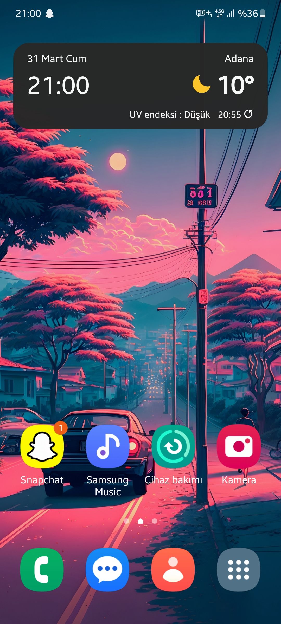 Ana ekrani paylaşma gönderisi - Samsung Members