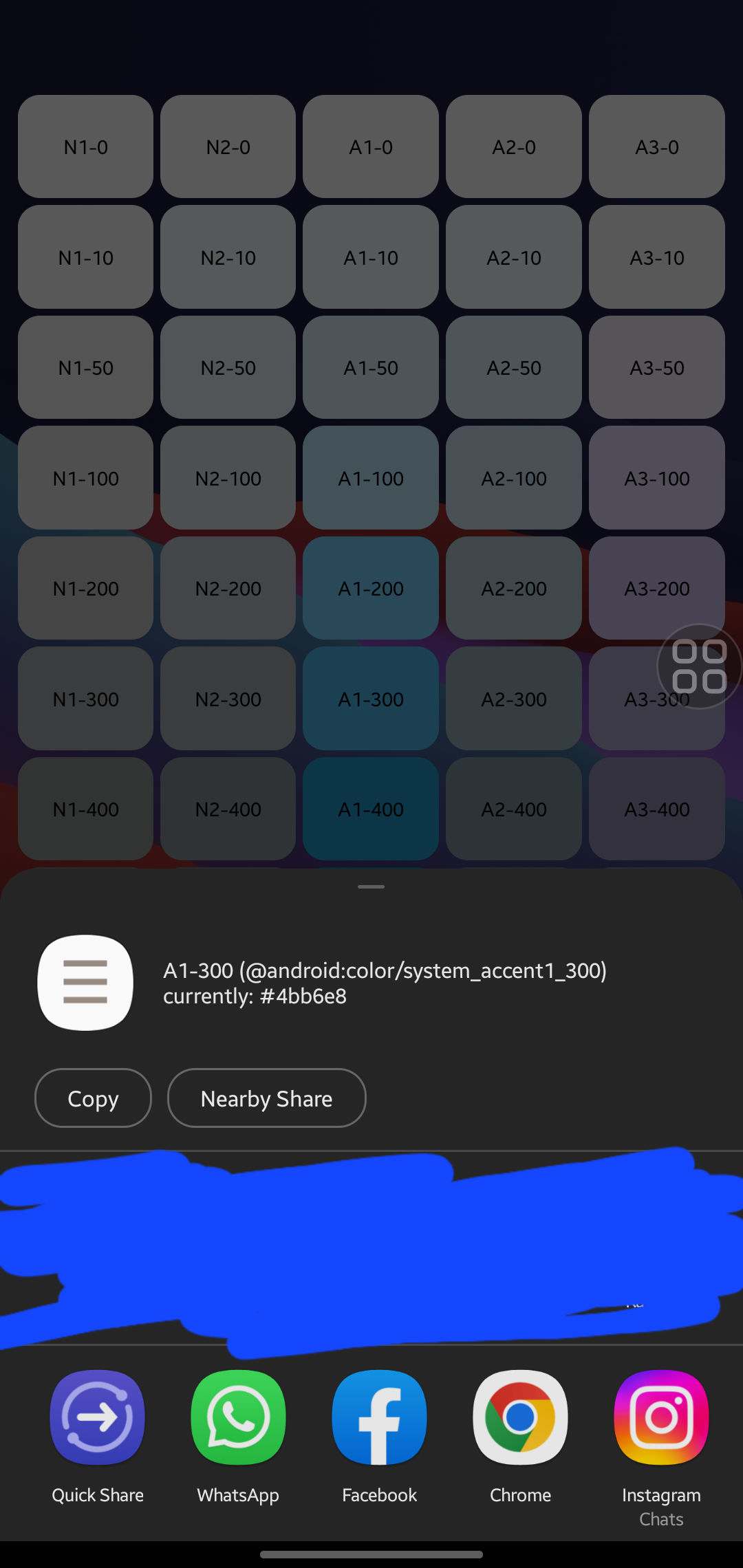 Android S Easter Egg - Paint Chips - Samsung Members