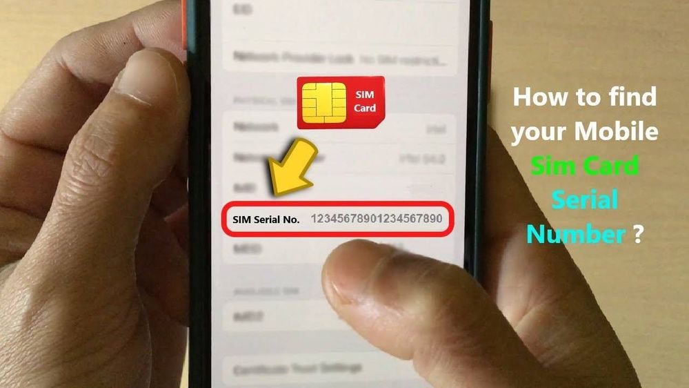 How to find your Mobile Sim Card Serial Number ? - Samsung Members How to find your Mobile Sim Card Serial Number ? - Samsung Members