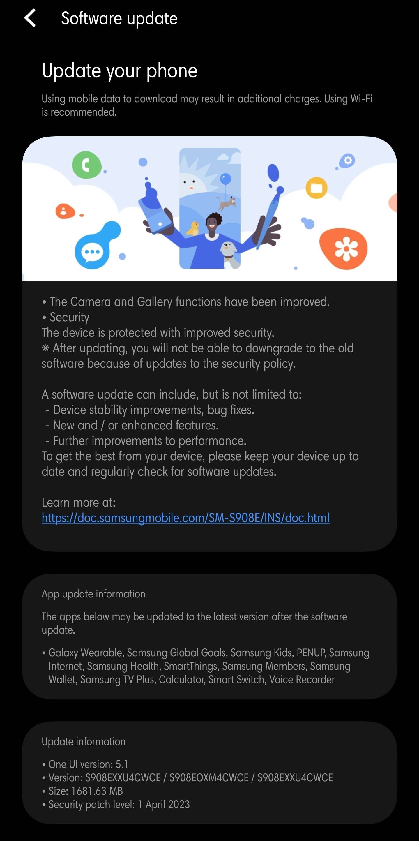 An update is out for Galaxy S22 Ultra 🤠 - Samsung Members