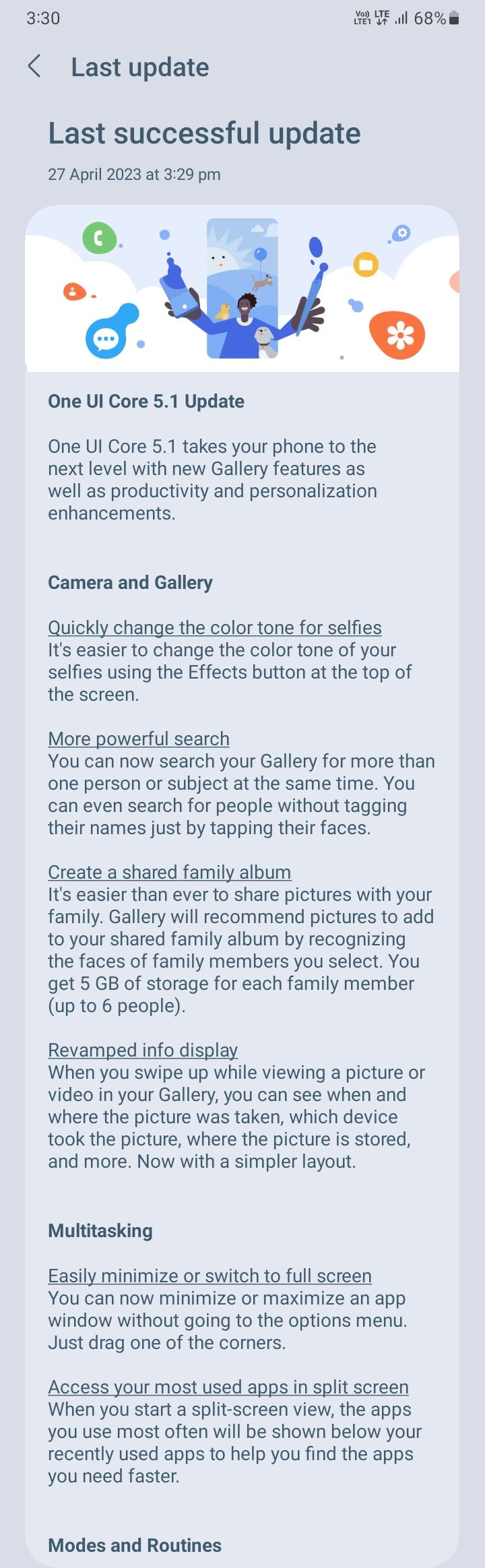One UI Core 5.1 update is now available for Galaxy... - Samsung Members