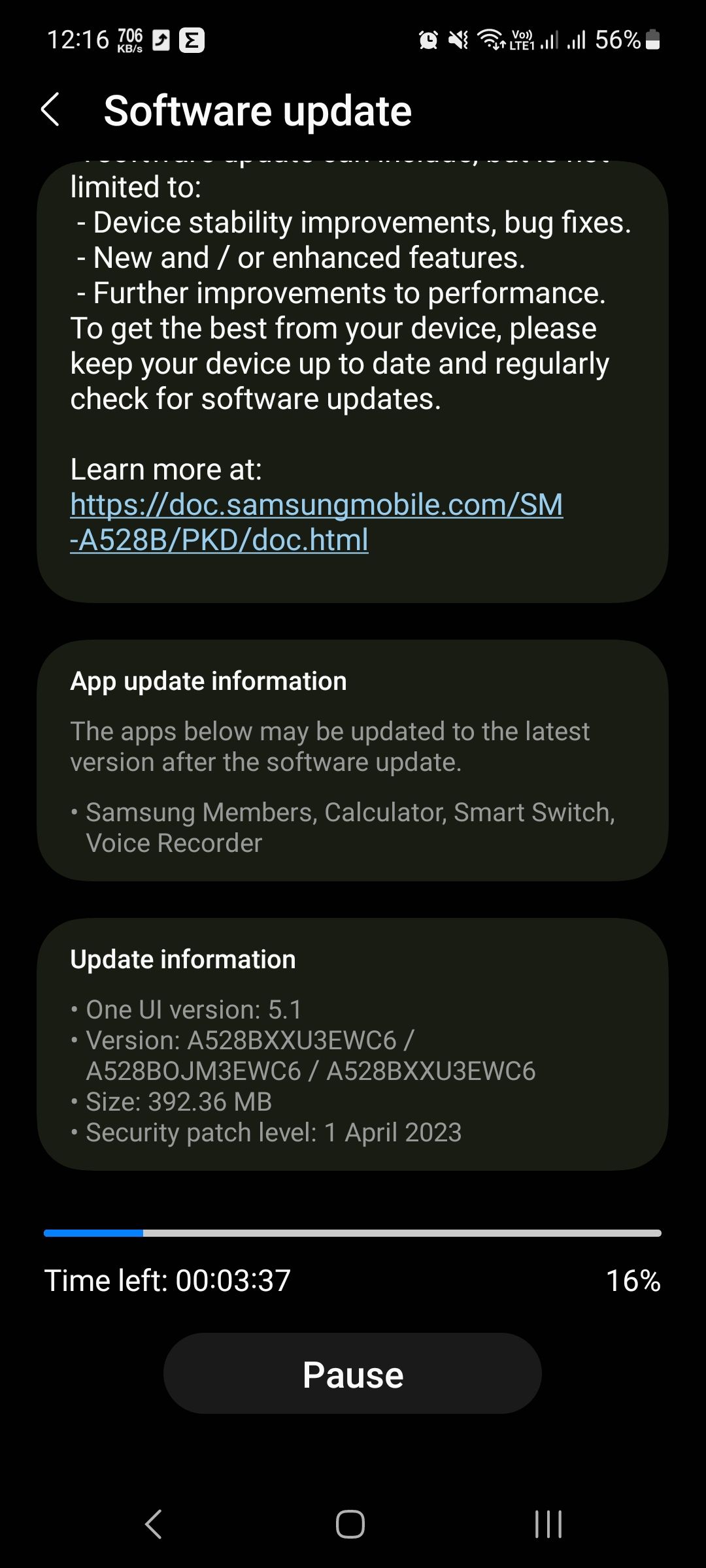 Samsung a52s april security patch update - Samsung Members