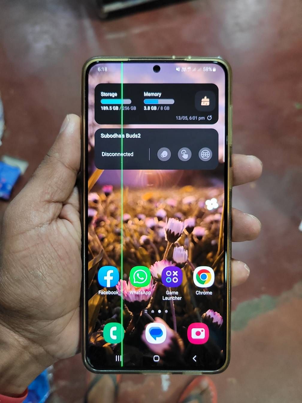 Green line issue after ONE UI 5.1 (march 1) Update... - Samsung Members