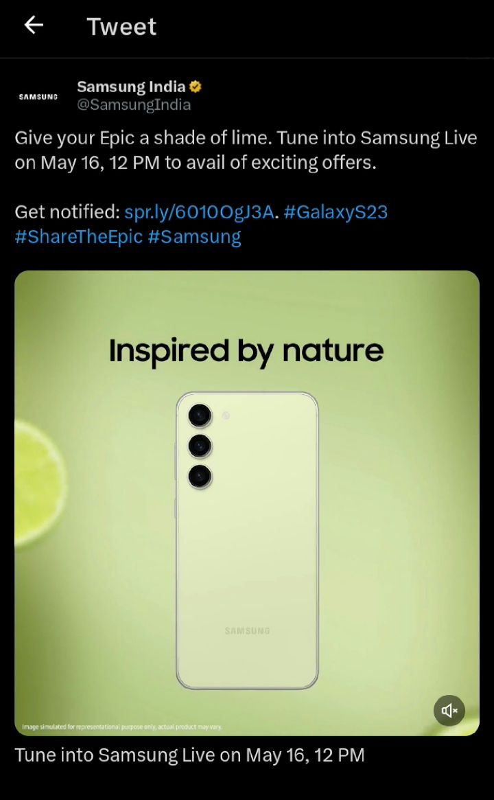 Samsung Galaxy S23 Lime Color - Samsung Members