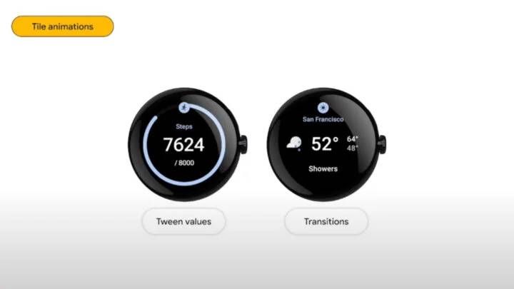 Wear OS 4 to bring Animated Tiles - Samsung Members