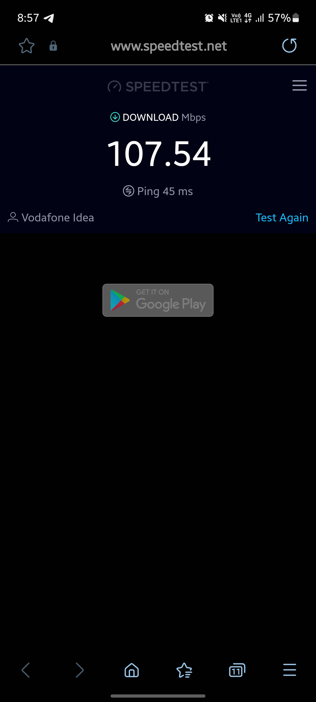 4G internet speed test on A53 5G - Samsung Members