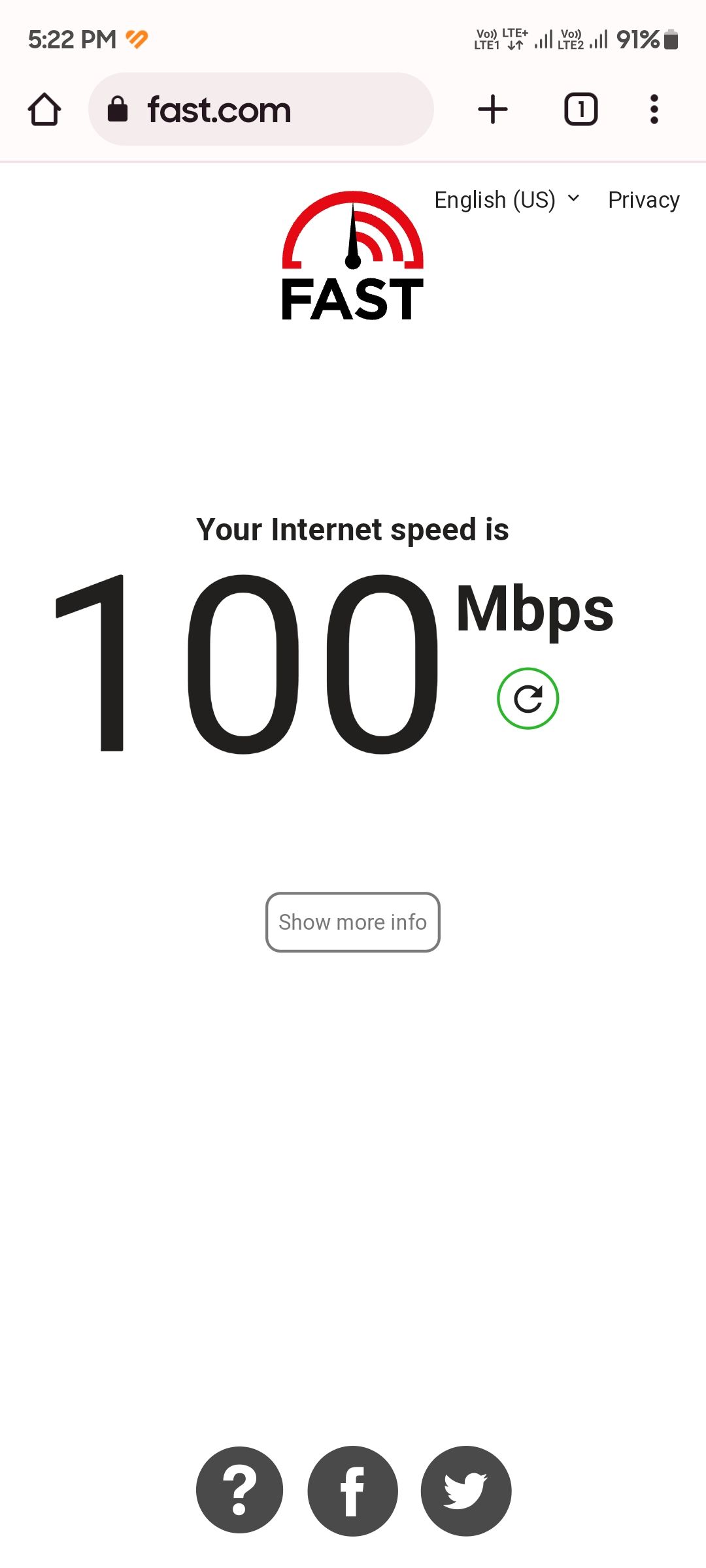 4G internet speed test on A53 5G - Samsung Members