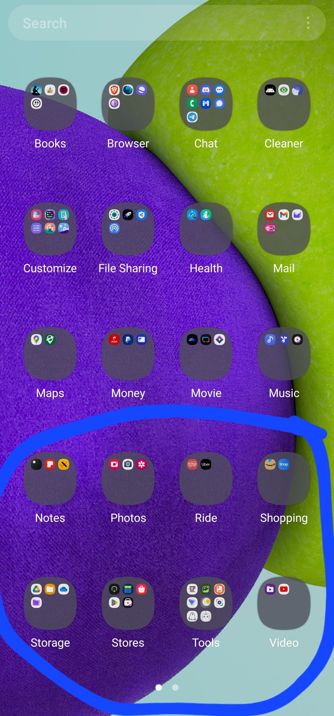 Customizing app screen - Samsung Members