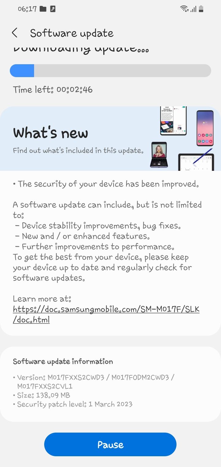 M01s March security patch - Samsung Members