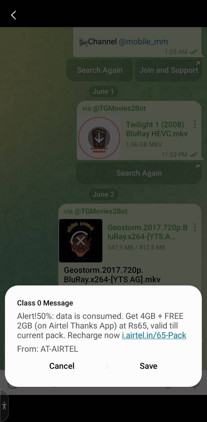 Vi Class 0 messages not received - Samsung Members