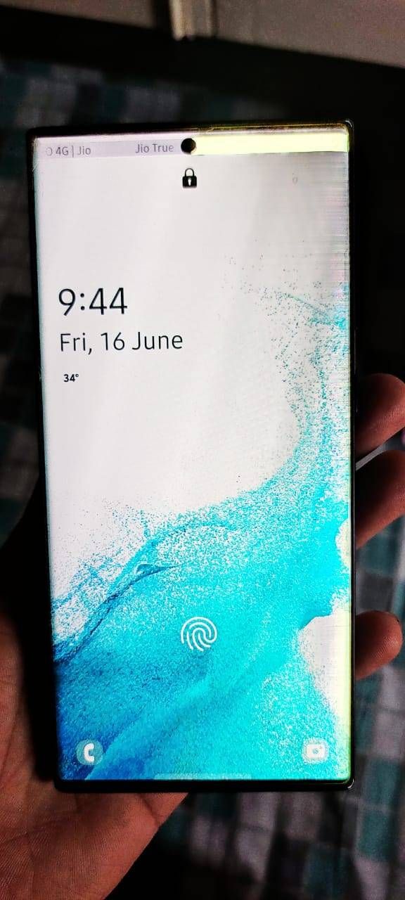 Screen bleeding issue - Samsung Members