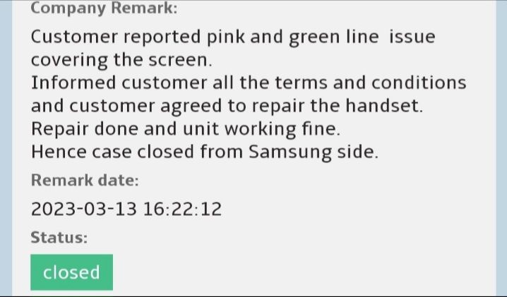 Solved: Green/Pink/White lines issue fixed on S20+ & Note2... - Samsung ...