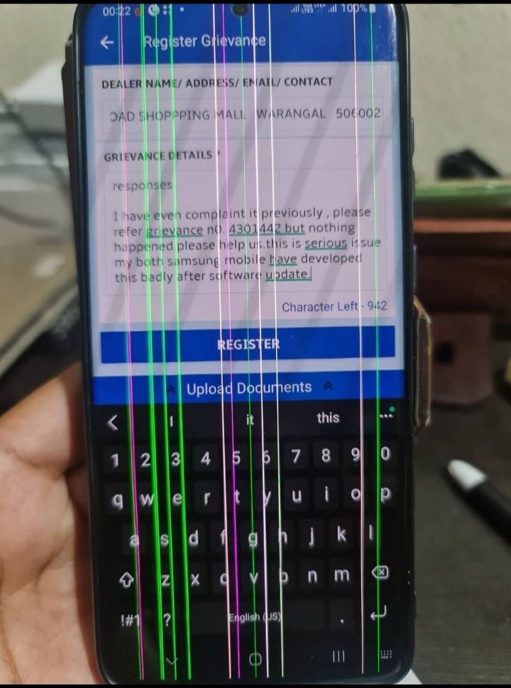 Solved: Green/Pink/White lines issue fixed on S20+ & Note2... - Samsung ...