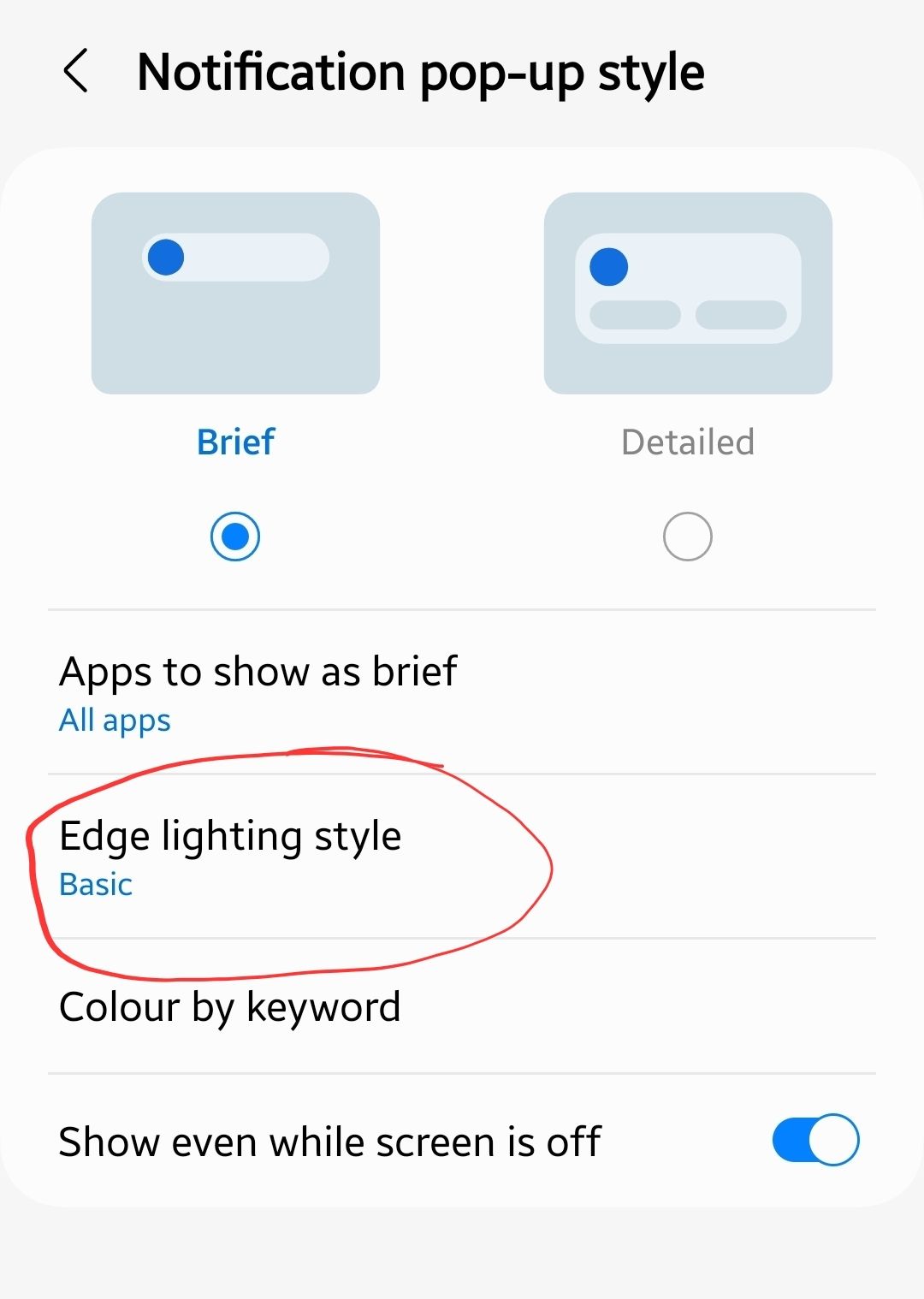 Edge lighting effect on incoming calls - Samsung Members