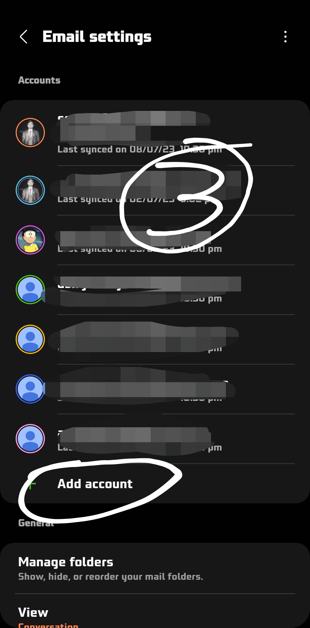 Solved: Rearrange email id's in Samsung emai app - Samsung Members