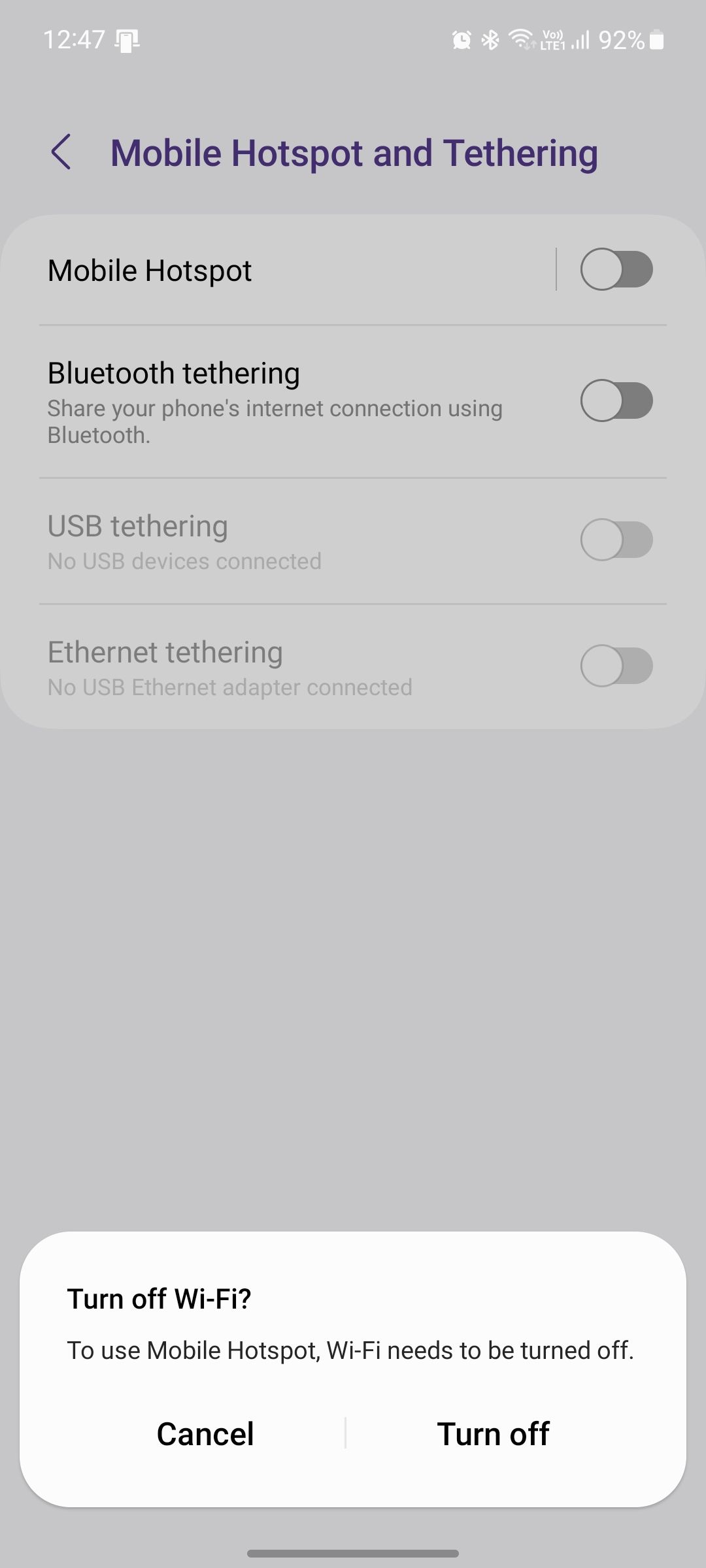 Wifi + Hotspot - Samsung Members