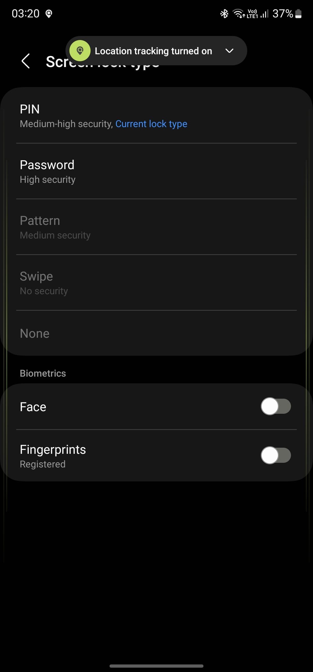 Screen lock issue - Samsung Members