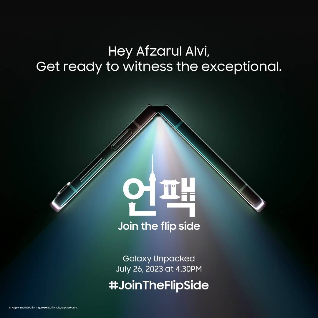 Unpacked invitation - Samsung Members