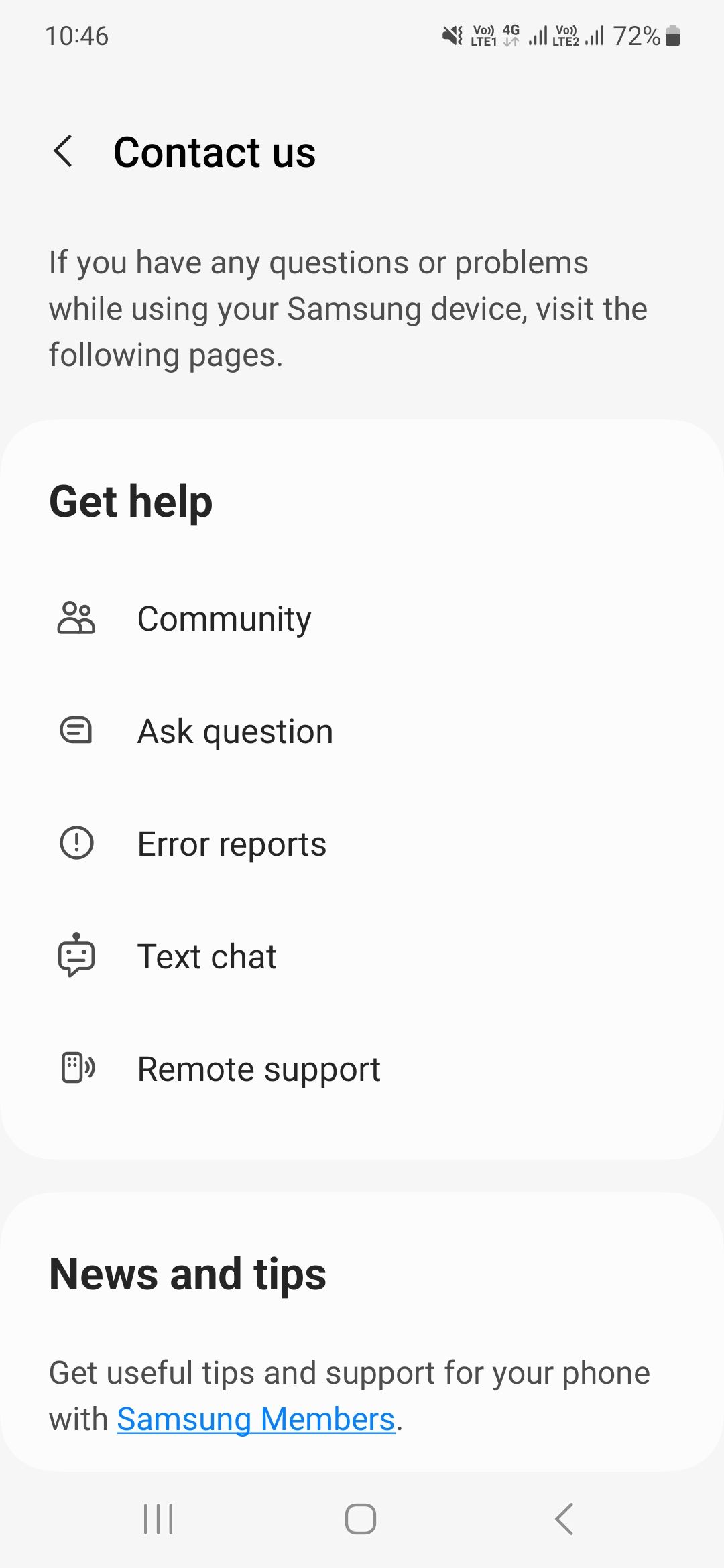 Screen defect - Samsung Members