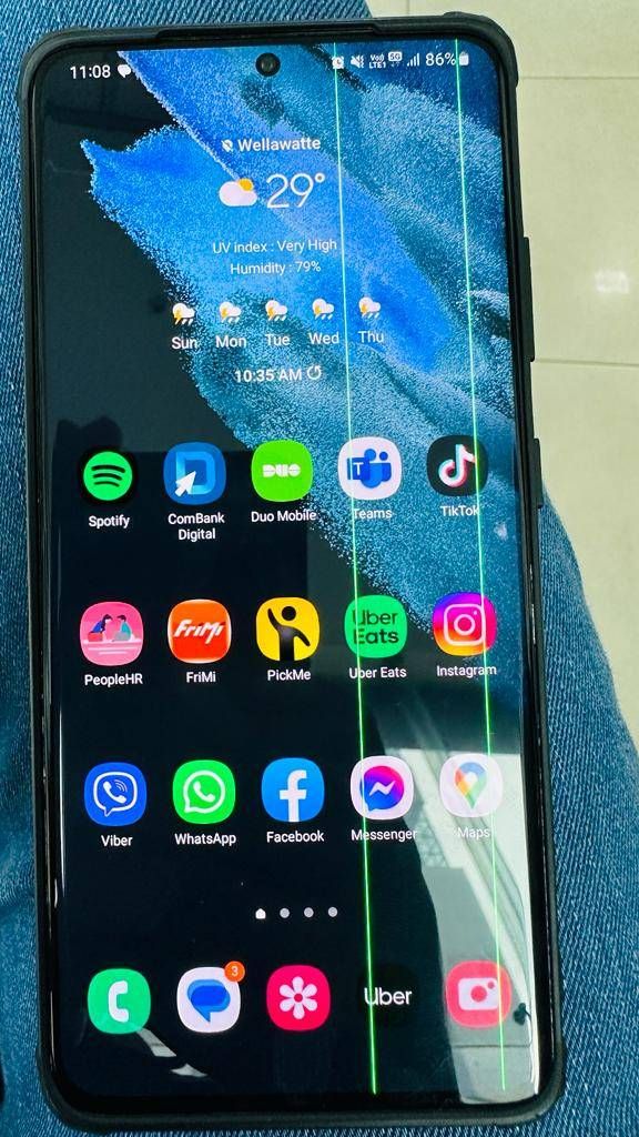 S21 Ultra Green Line after Software Update - Samsung Members