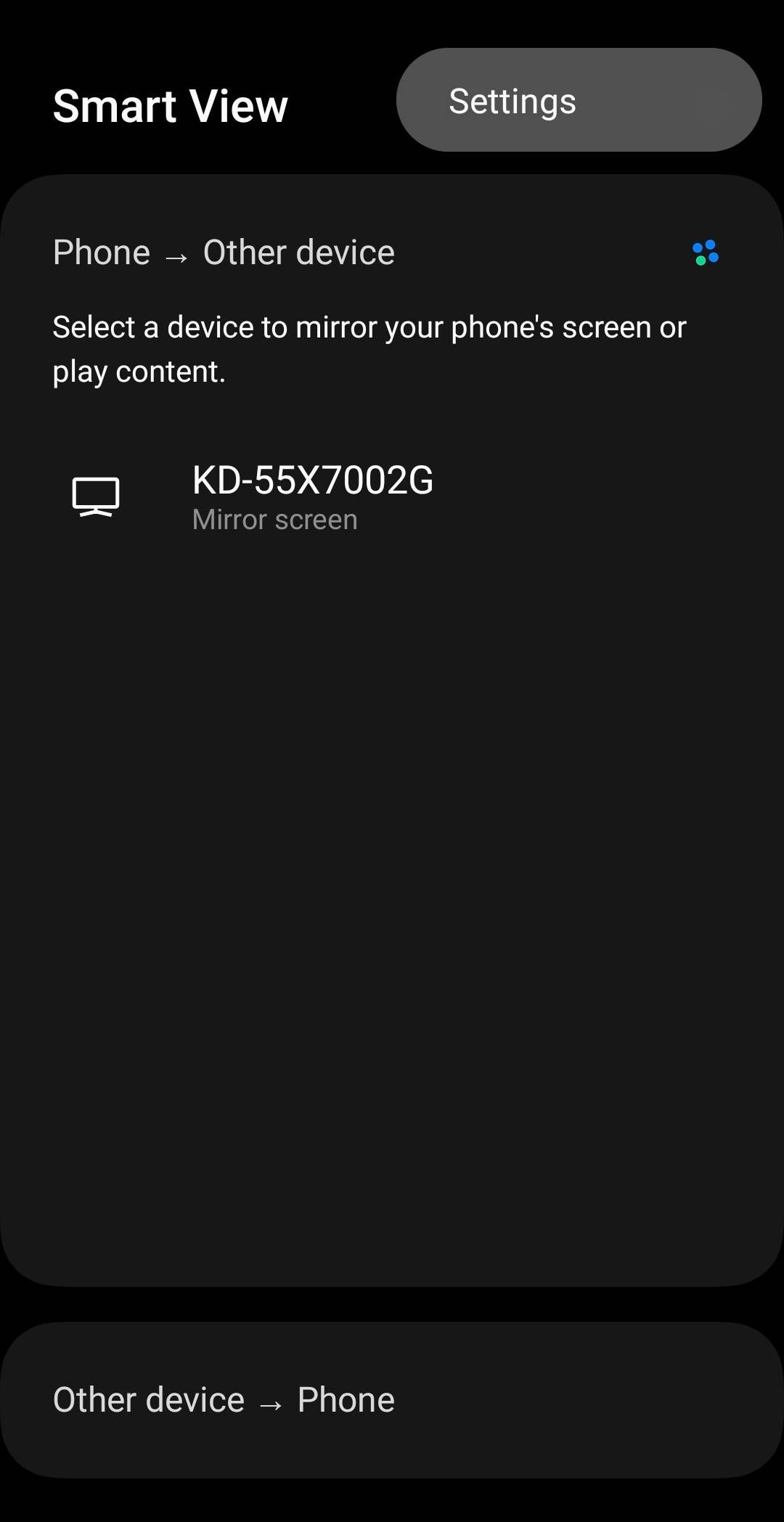 Feature to enable Smartview Developer Option - Samsung Members