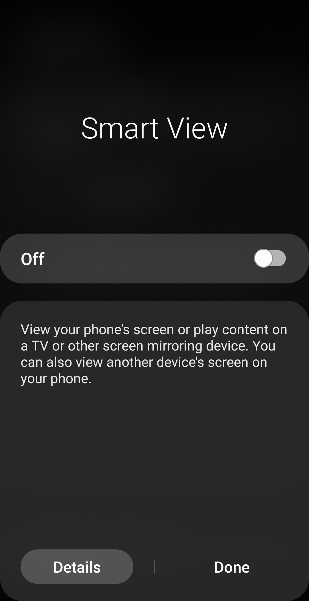 Feature to enable Smartview Developer Option - Samsung Members