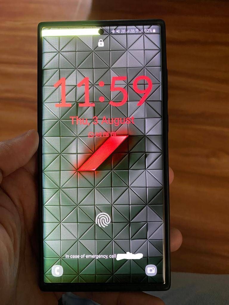 Green patch appeared on S22 ultra screen - Page 2 - Samsung Members