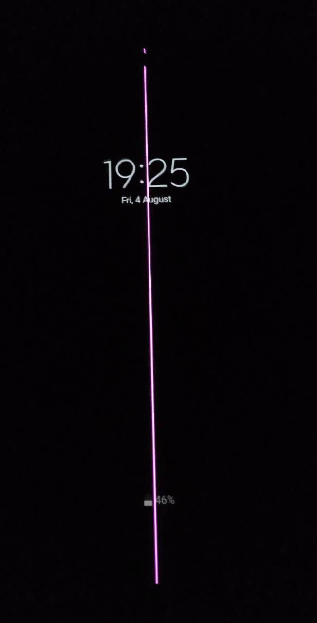Bright vertical pink line in the middle. Galaxy M5... - Samsung Members