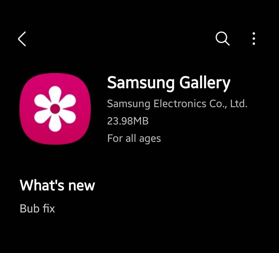 Samsung Gallery got a new update - Samsung Members