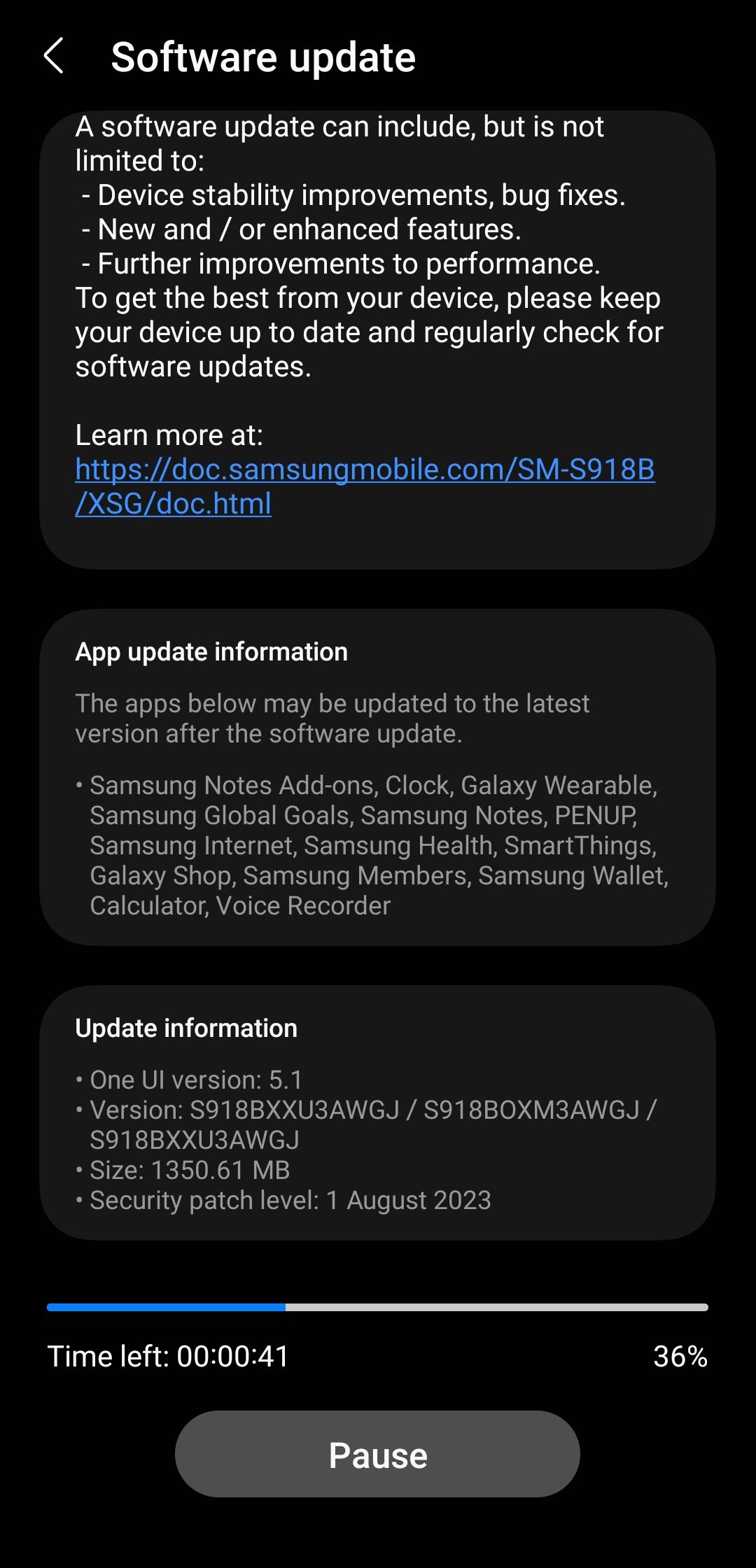 Samsung galaxy S23 ultra with August security patc... - Samsung Members