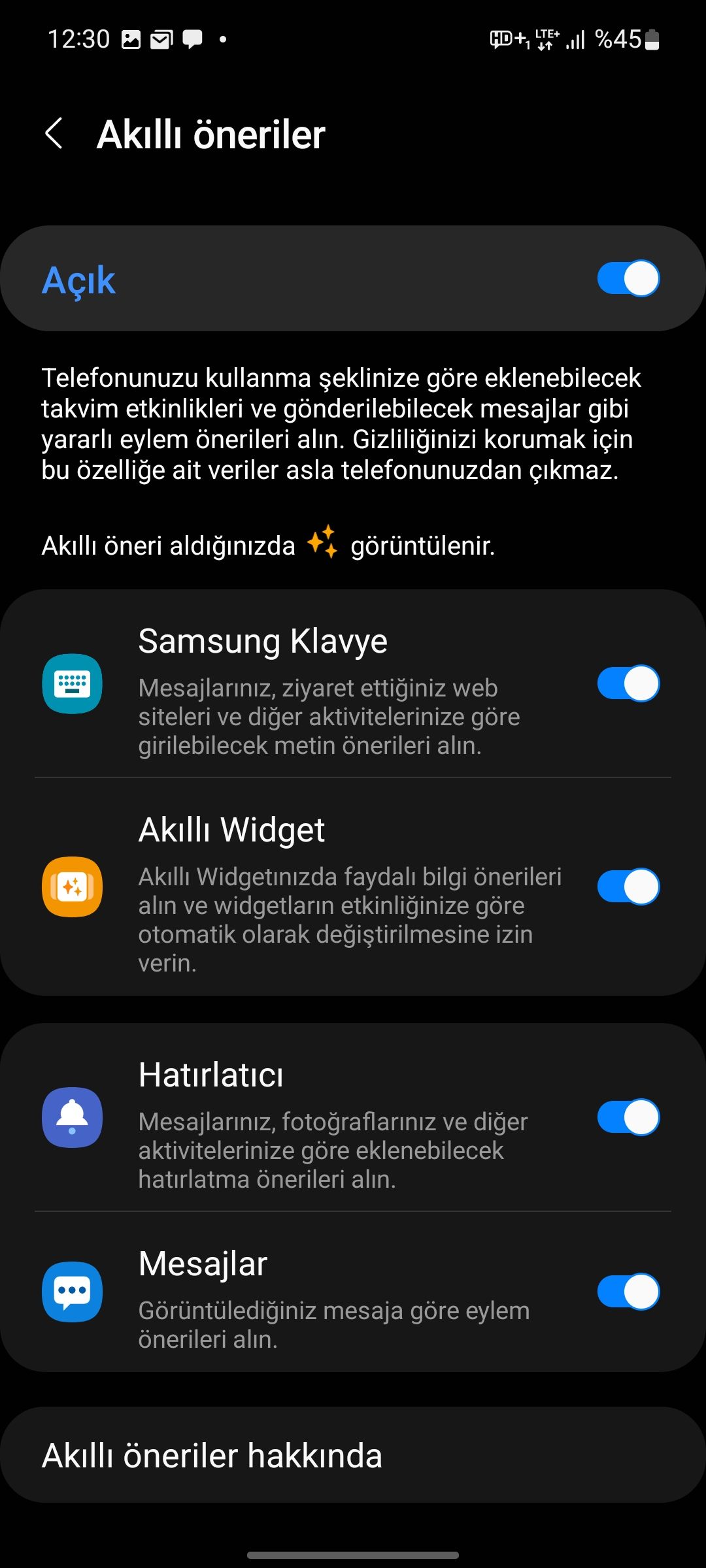 A52 Smart Suggestions - Samsung Members