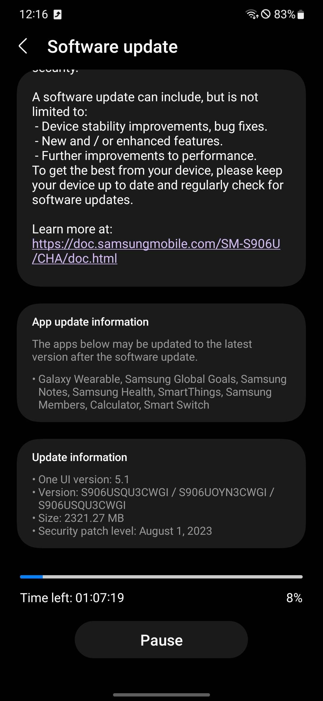 S22 Plus getting new August update its massive upd... - Samsung Members