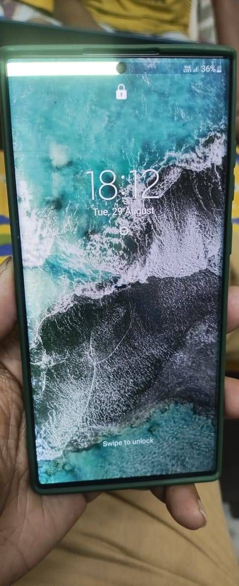 Green vertical line on my Samsung Galaxy S22 ultra - Samsung Members