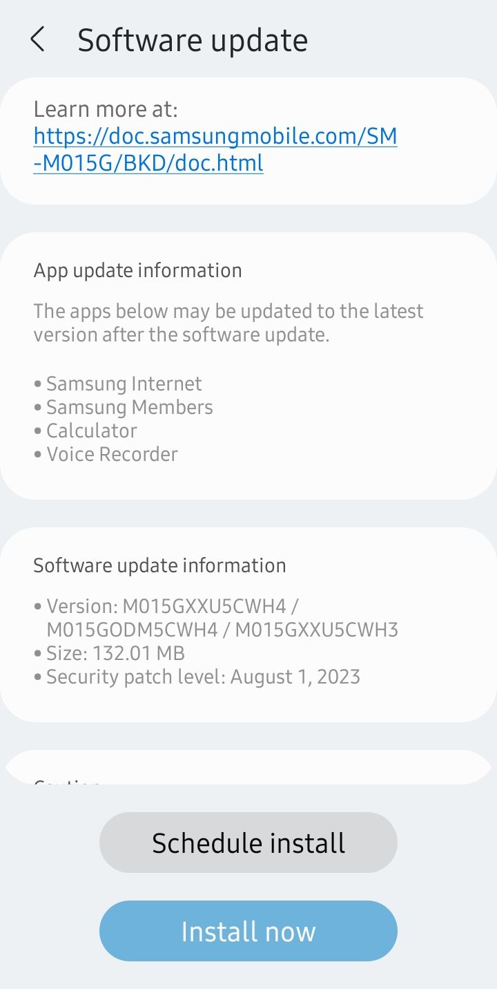 M01's new software update - Samsung Members