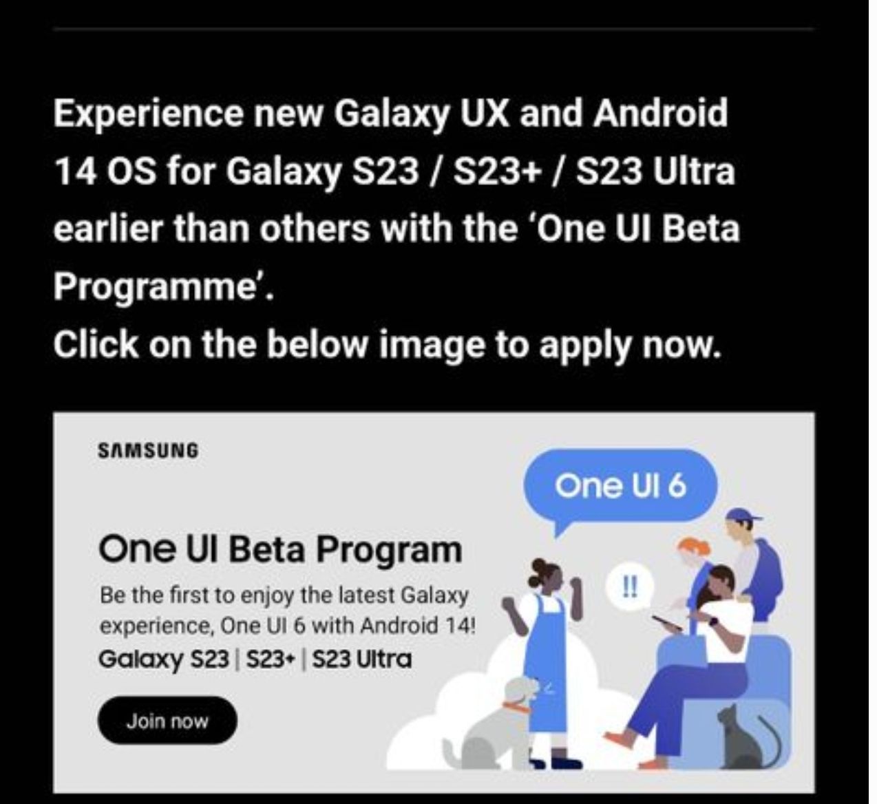 ONE UI 6.0 BETA REGISTRATION ARE NOW OPEN IN INDIA... - Samsung Members