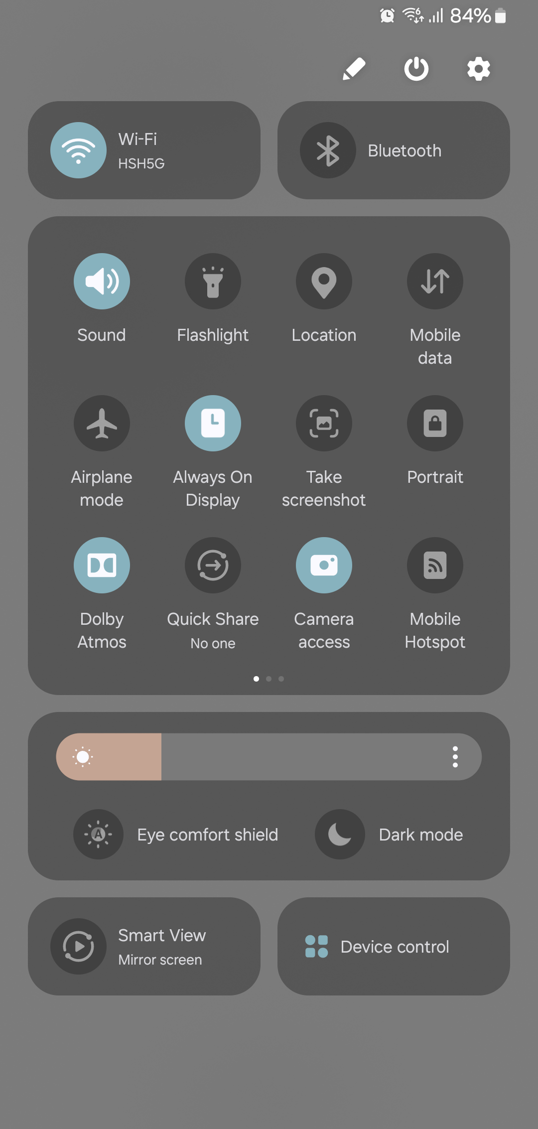 Dark navigation bar - Samsung Members