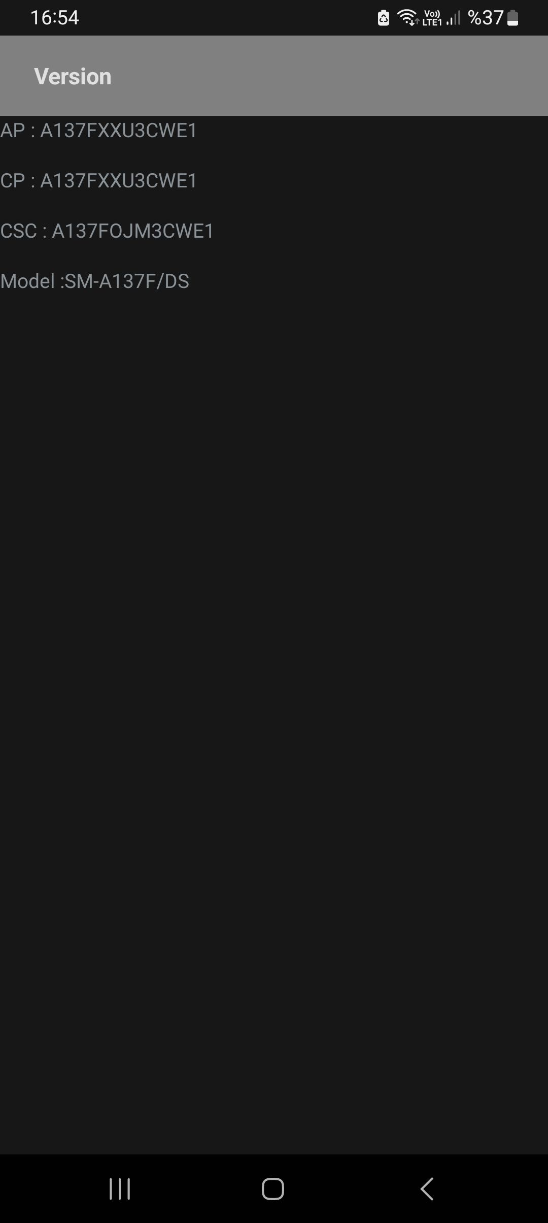 Solved: A137F - Samsung Members