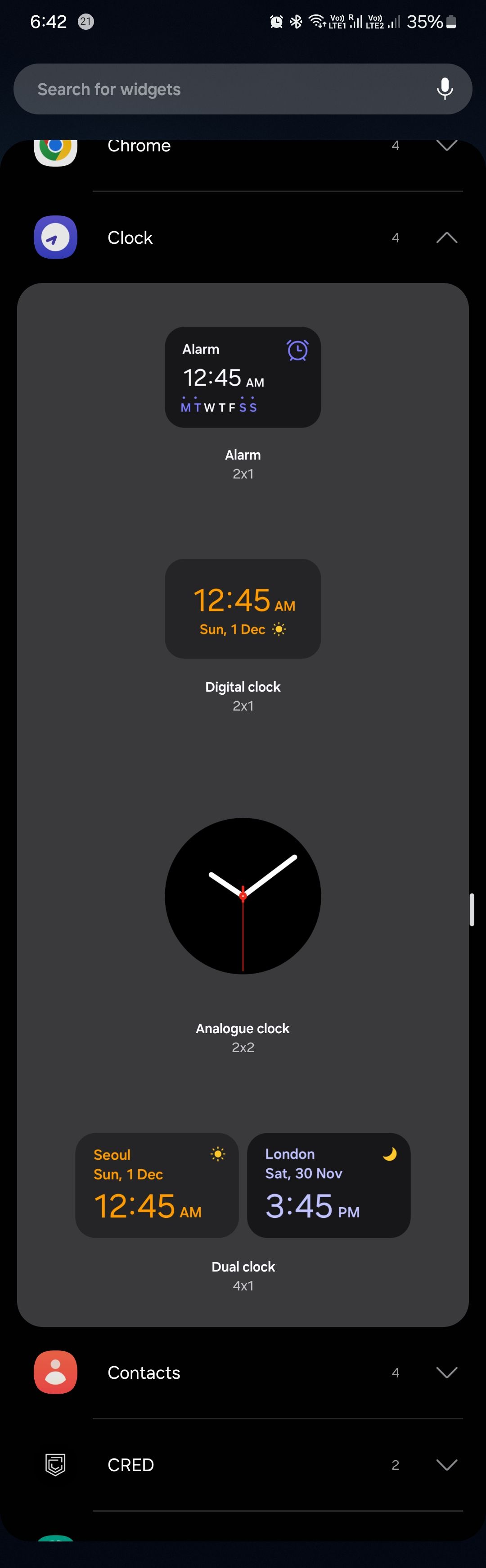 Digital Clock Widget - Samsung Members