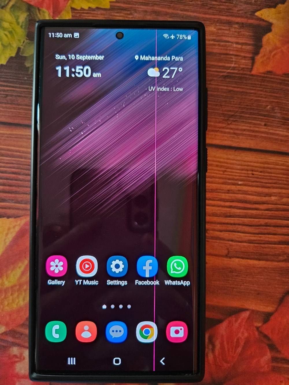 Green vertical line on my Samsung Galaxy S22 ultra - Samsung Members