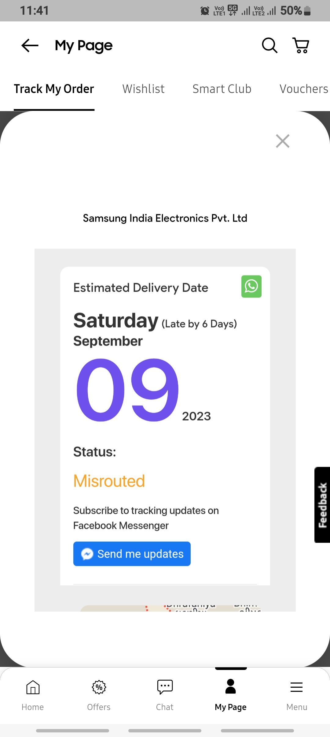 Very Bed delivery service - Samsung Members