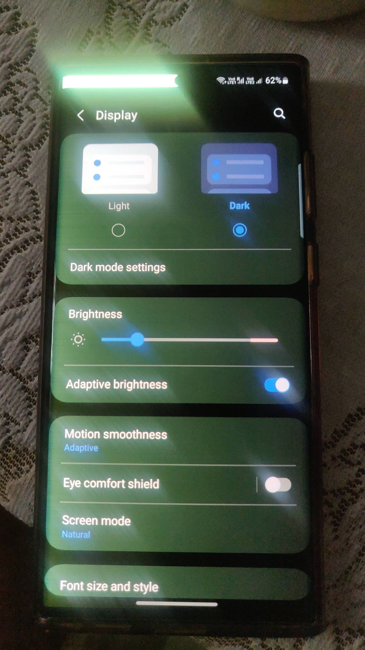 S22 Ultra Display Issue - Bright Line On Top of Sc... - Page 2 ...