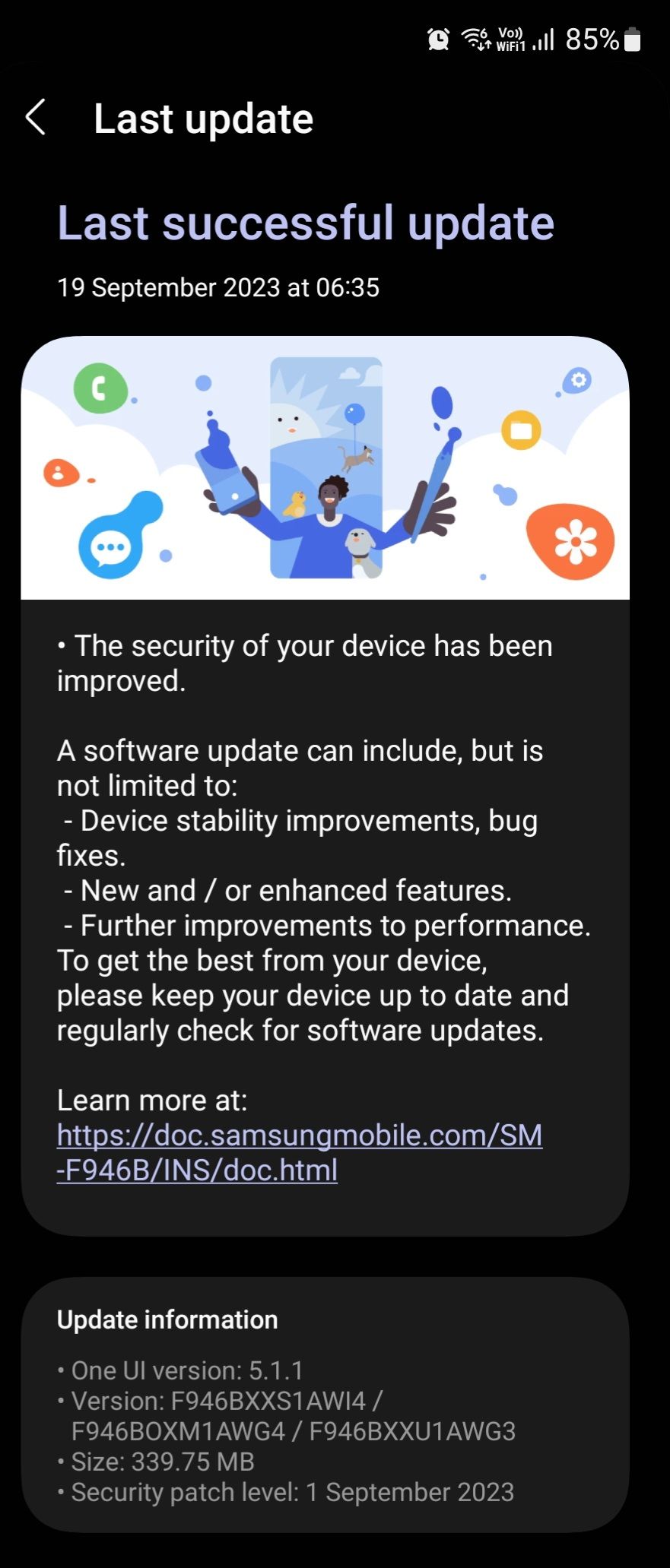 September security update - Samsung Members