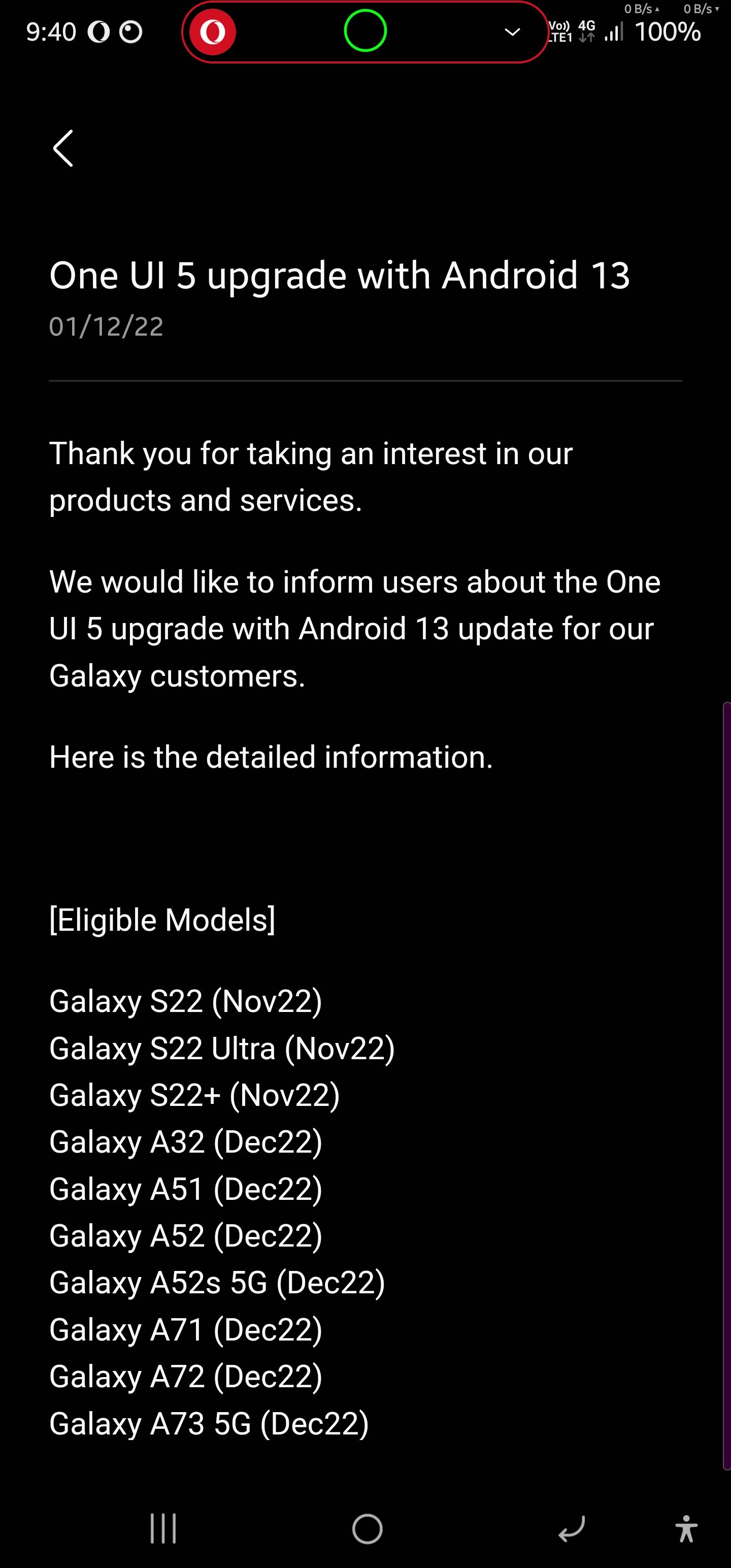 When can we expect OneUI 6 stable update for S23Ul... - Samsung Members