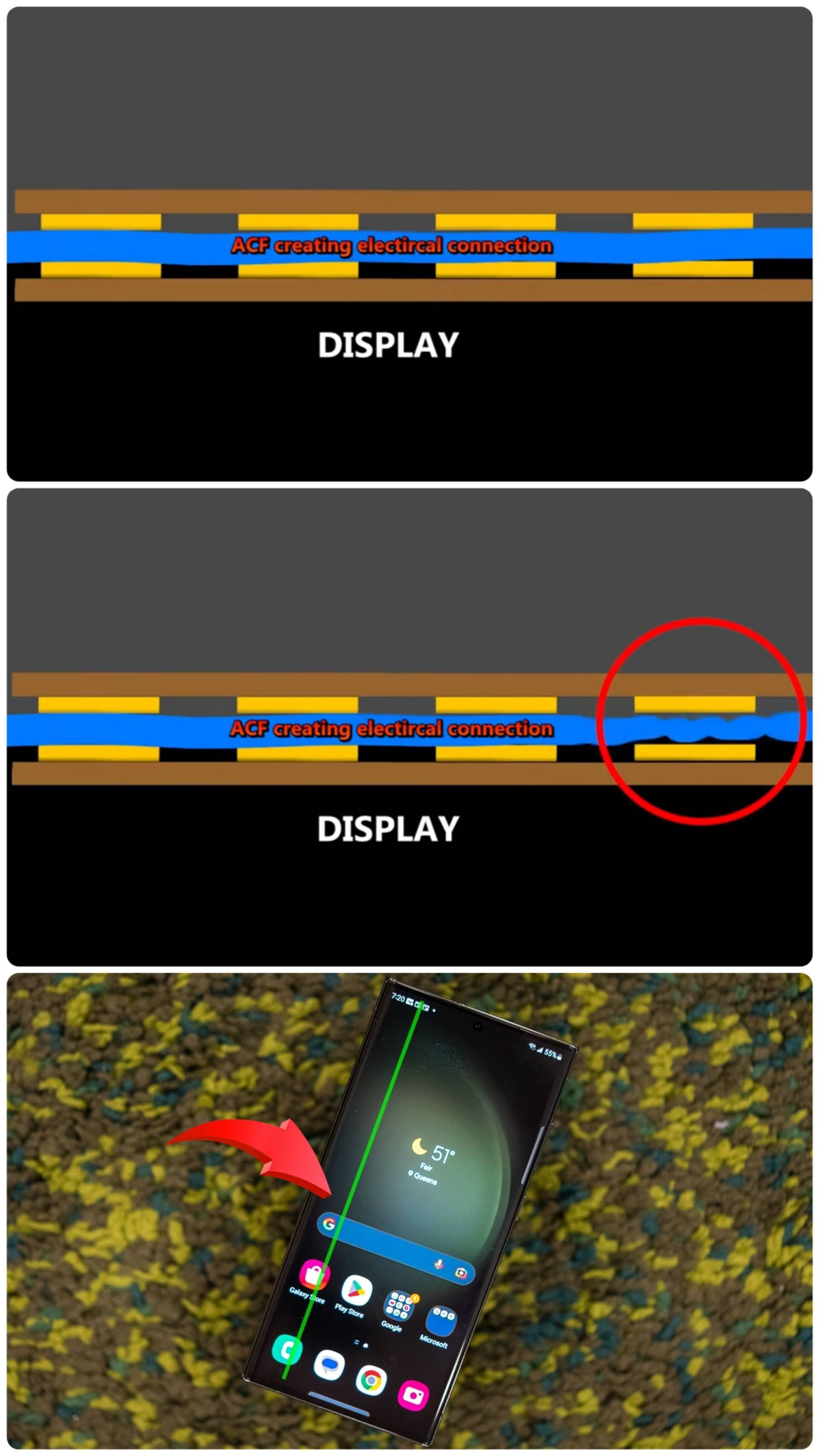 Green Line Issue: Is it an update problem? What's ... - Samsung Members
