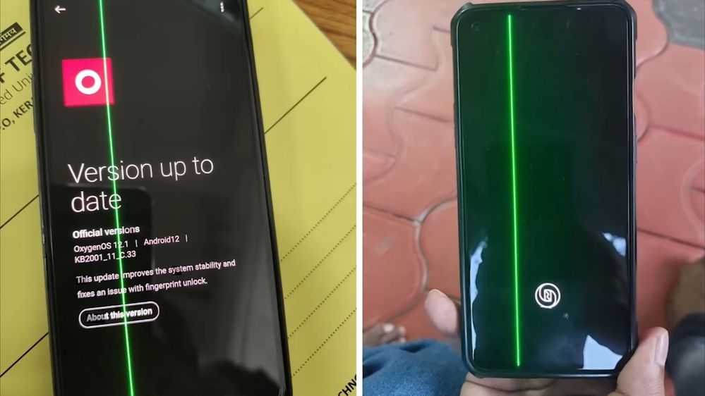 Green Line Issue: Is it an update problem? What's ... - Samsung Members Green Line Issue: Is it an update problem? What's ... - Samsung Members