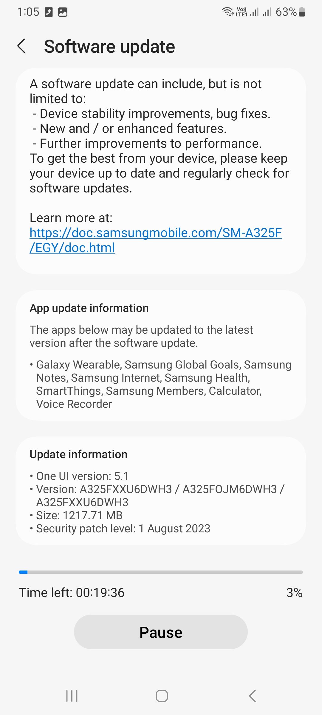 Samsung A32 August Update🔥 ️ - Samsung Members