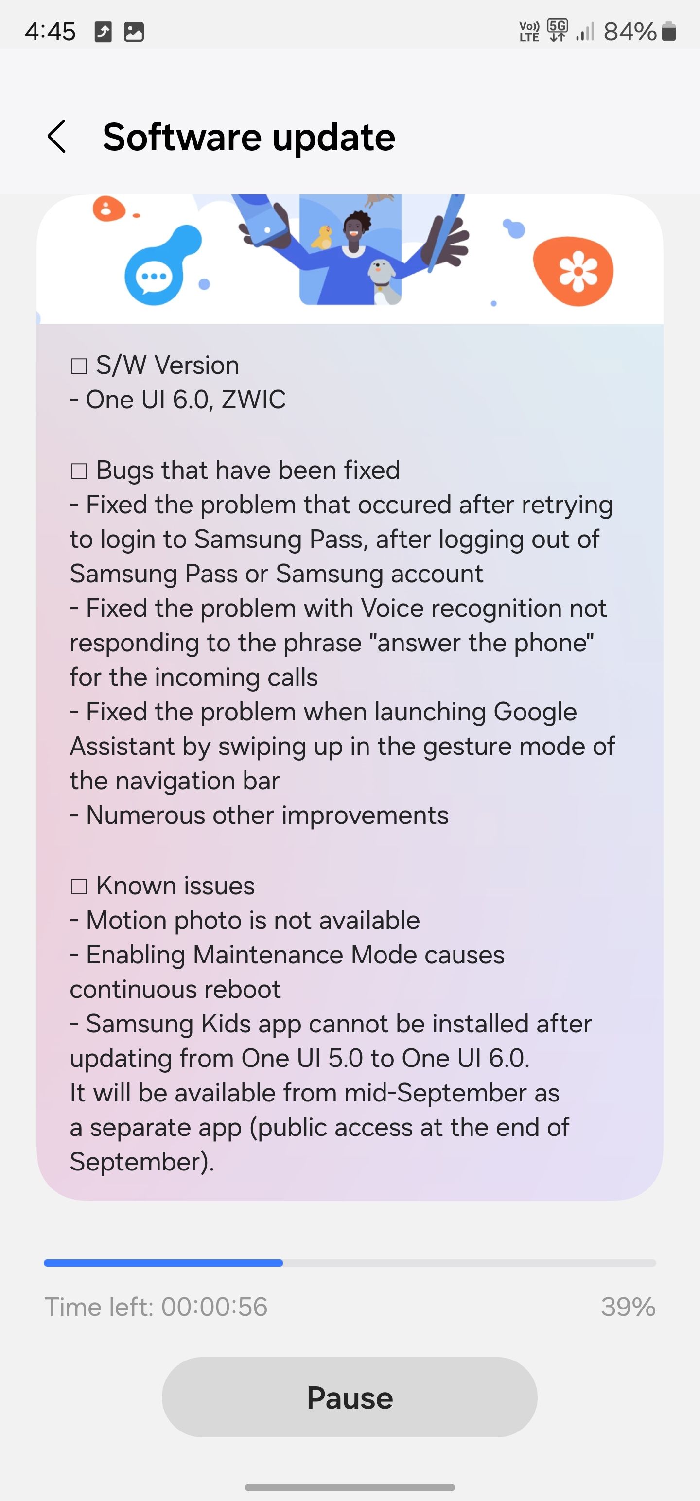 One ui6,zwic is available for update - Samsung Members