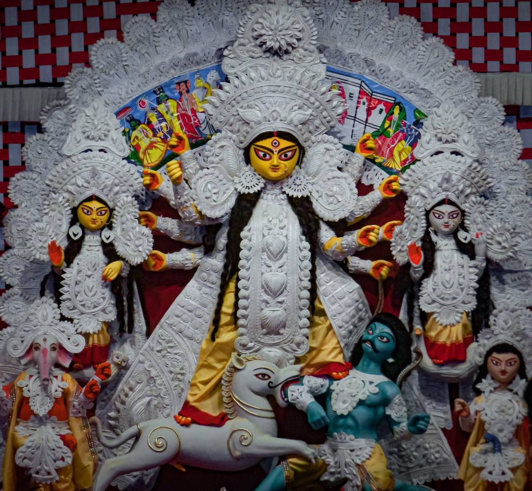 Maa Durga In Daker Saaj - #WithGalaxy A30 - Samsung Members