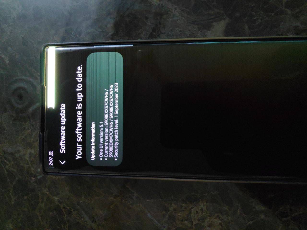 S22 Ultra Screen Bleed - Samsung Members