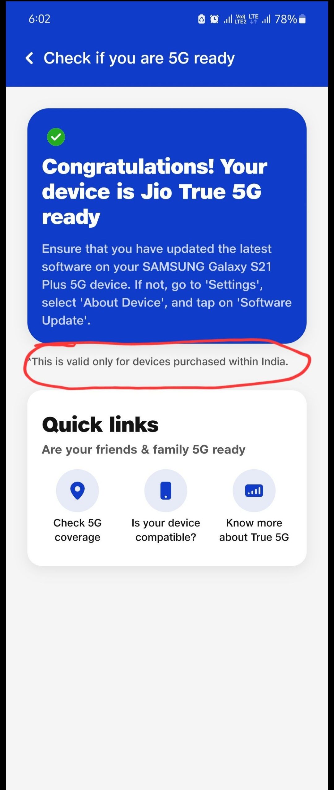 Middle east device support in India - Samsung Members